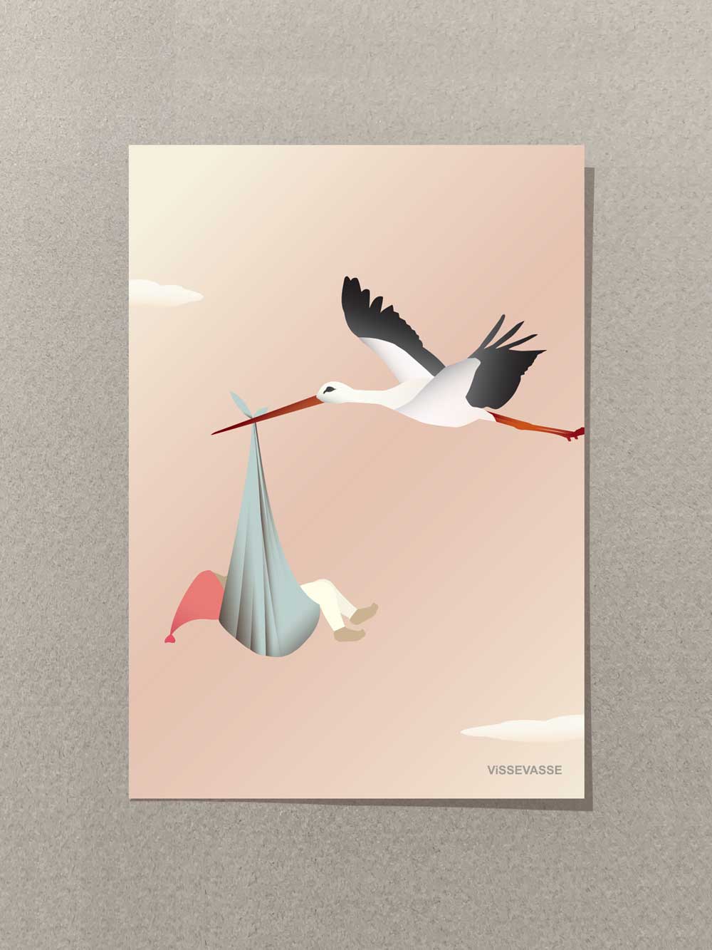 Babykort til pige fra ViSSEVASSE - køb det her