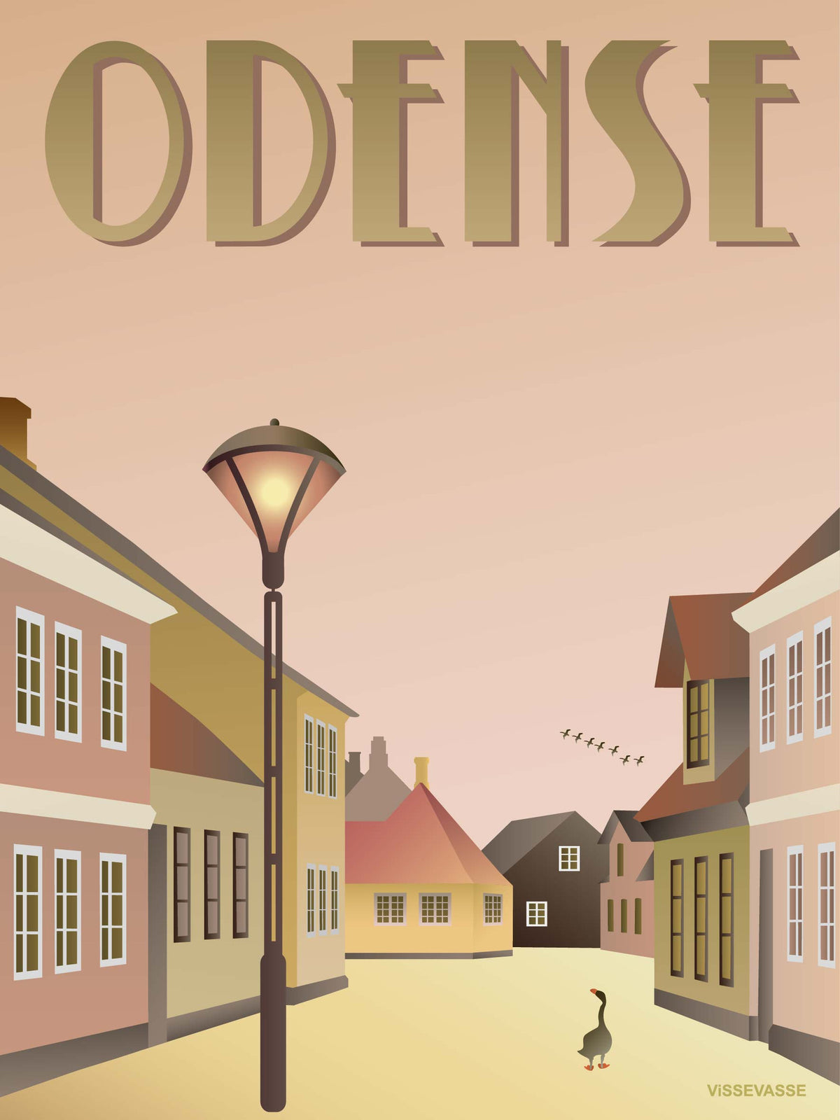 Odense plakat motiv med ællingen - køb den her!